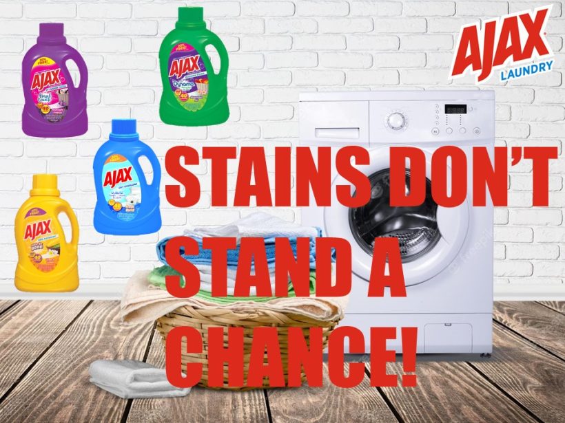 Ajax Laundry Detergent...Stains don't stand a chance! - Butterfield ...